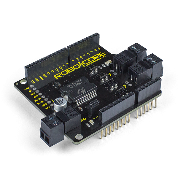 Arduino Shield Motor Driver 2x2a Drivers De Motores Robocore